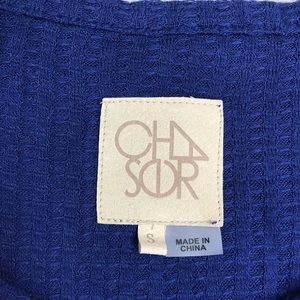 Chaser | Tops | Chaser Waffle Knit Royal Blue Thermal | Poshmark